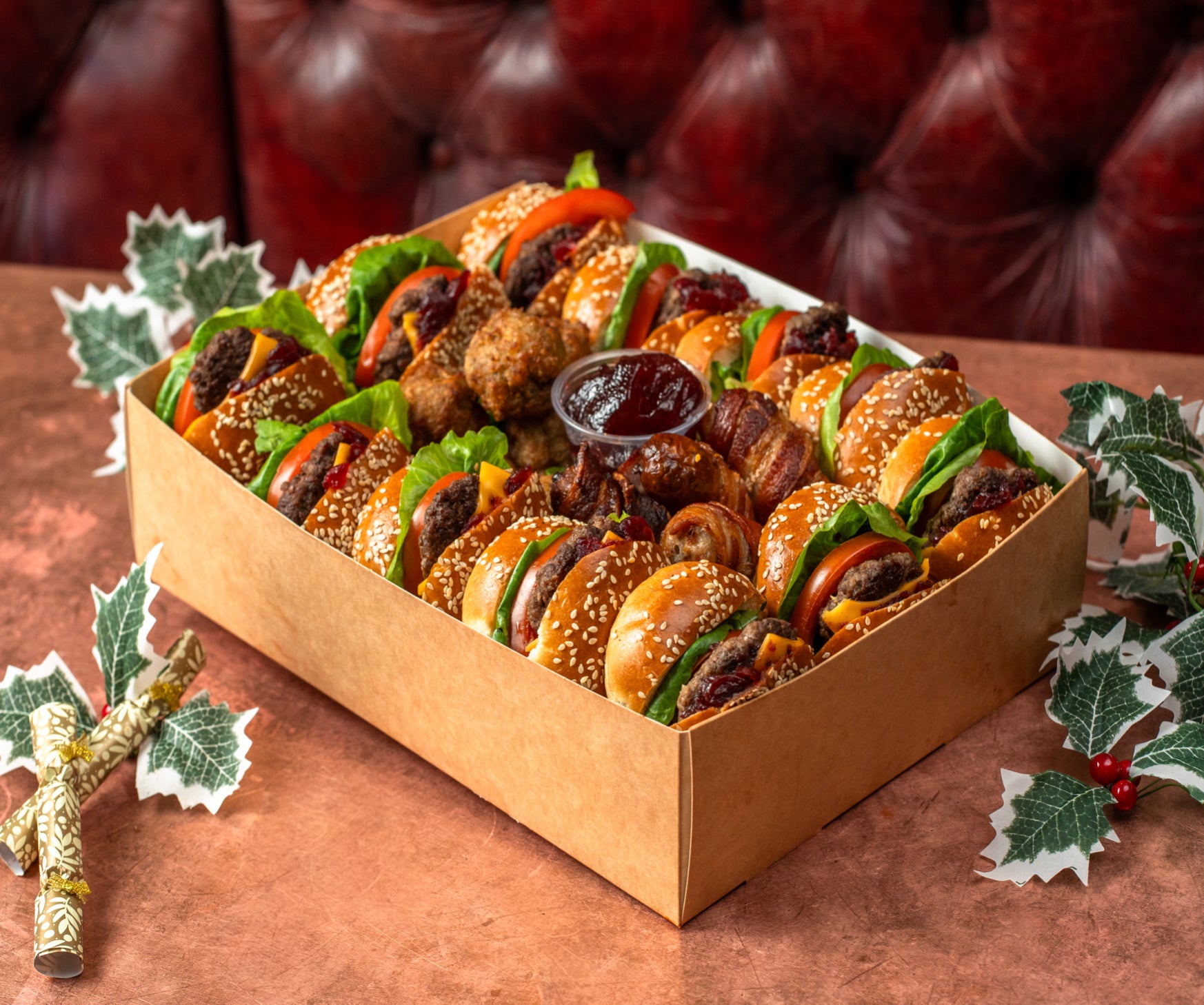 Christmas Mini Cheeseburger Sliders – Polo Bar