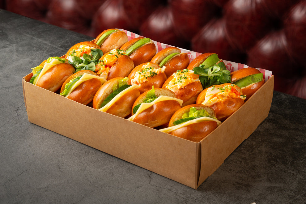 Vegetarian - Mini brioche roll box – Polo Bar