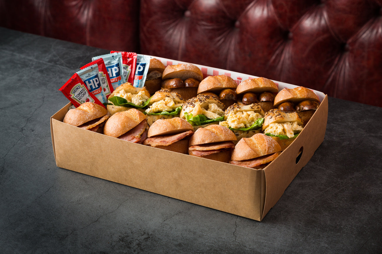 Savoury Breakfast Mini Roll Platter – Polo Bar